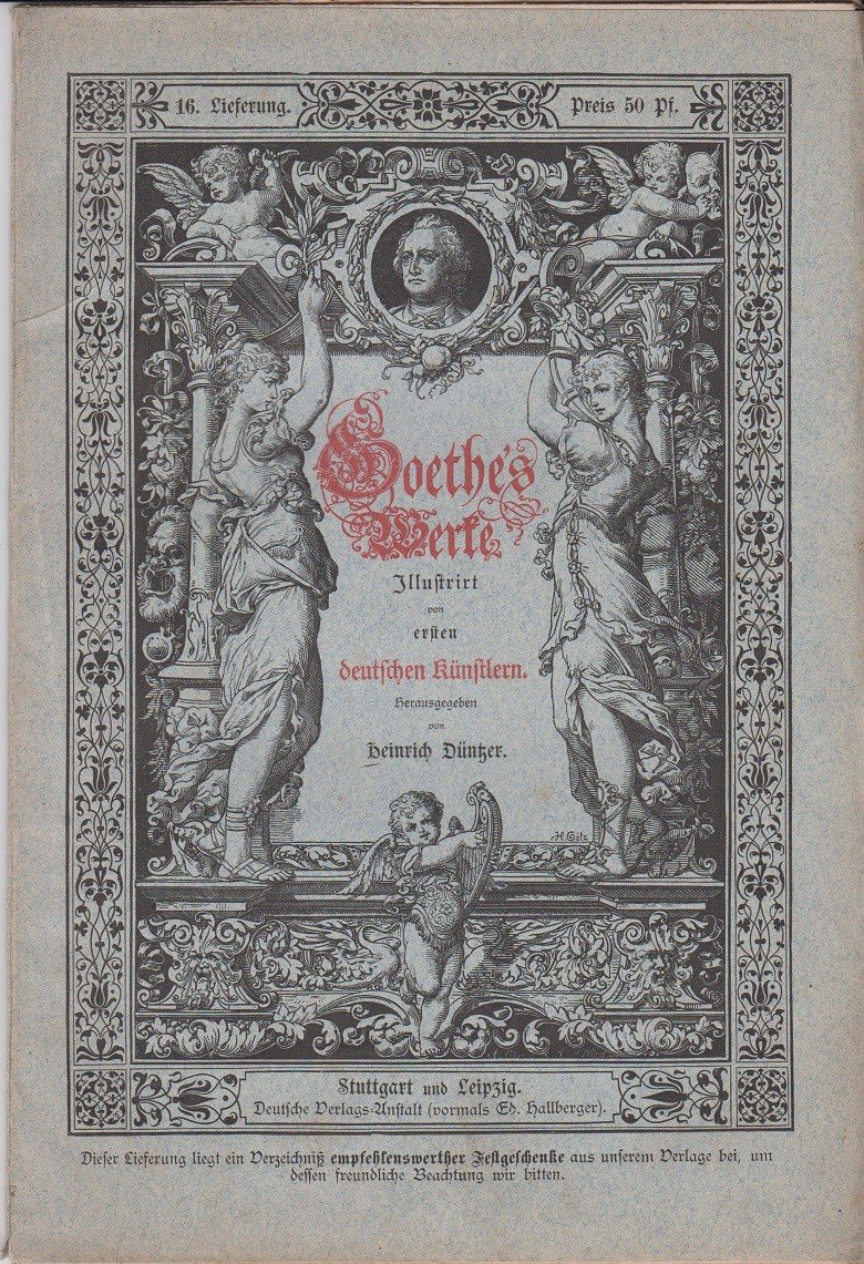 „Goethes Werke Illustriert von ersten deutschen Künstlern“ – Bücher ...