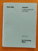 „Ascensus. für Flöte, Violoncello und Klavier“ – Bücher gebraucht ...