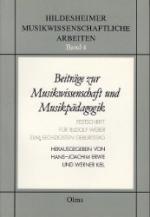 ISBN 3487104822 "Beiträge zur Musikwissenschaft und Musikpädagogik ...