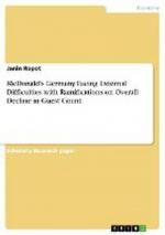 „McDonald¿s Germany Facing External Difficulties with Ramifications ...