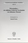 „Wirtschaften - ein sittliches Gebot im Verständnis von …“ – Bücher ...