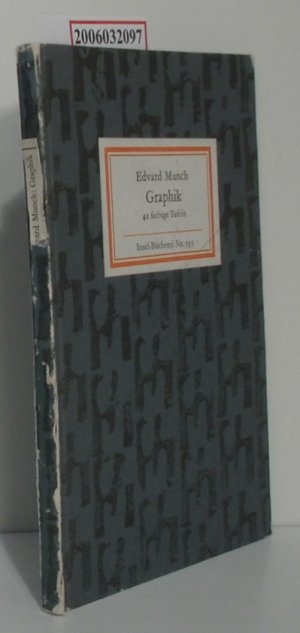„EDVARD MUNCH - Graphik / 42 farbige Tafeln / Insel-Bücherei“ – Bücher ...
