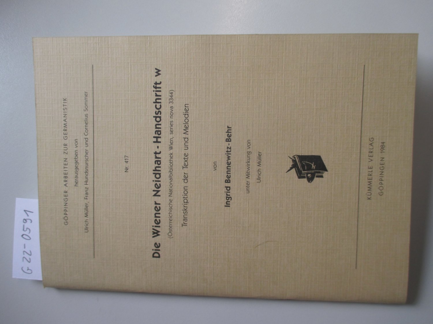 „Ingrid Bennewitz-Behr Ulrich Müller“ – Bücher gebraucht, antiquarisch ...