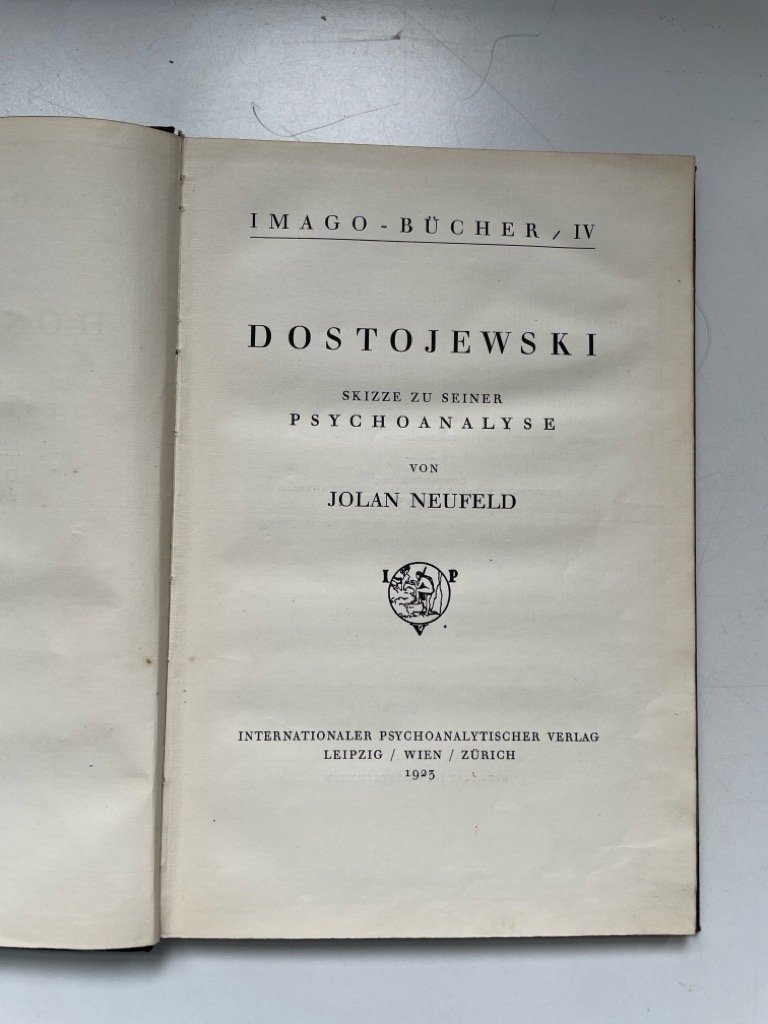 „Dostojewski.“ (Jolan Neufeld) – Buch antiquarisch kaufen – A02Jy0z601ZZb