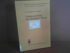 „Littlewood-Paley and Multiplier Theory = Ergebnisse der Mathematik und ...