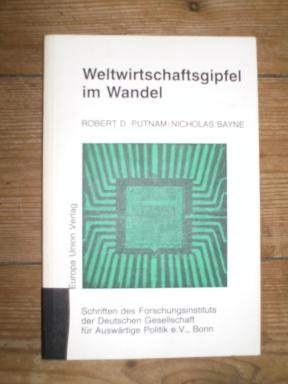 „Weltwirtschaftsgipfel im Wandel.“ – Bücher gebraucht, antiquarisch ...