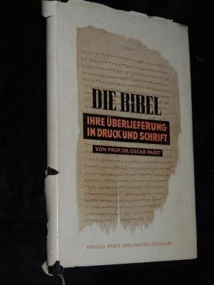 „Paret, Oscar Prof“ – Bücher gebraucht, antiquarisch & neu kaufen