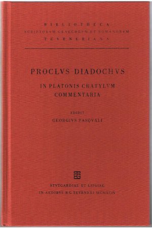ISBN 3815417317 "Procli Diadochi in Platonis Cratylum commentaria ...