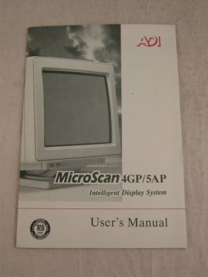 „MicroScan 4 GP / 5 AP Intelligent Display System User´s …“ – Buch ...