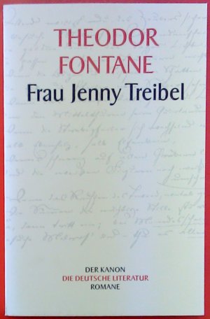 „Frau Jenny Treibel - Theodor Fontane.“ (Theodor Fontane) – Buch ...