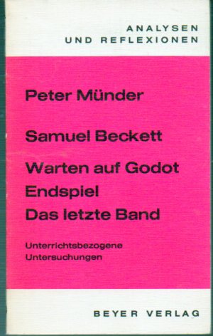 „Samuel Beckett, Warten auf Godot“ – Bücher gebraucht, antiquarisch ...