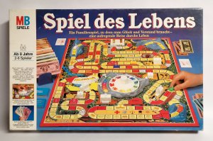 „Spiel des Lebens dunkelblaue Ausgabe 1984 MB Spiele a26 - …“ – Spiel ...