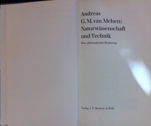 „Melsen, Andreas Gerardus Maria Van“ – Bücher gebraucht, antiquarisch ...