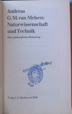 „Melsen, Andreas Gerardus Maria Van“ – Bücher gebraucht, antiquarisch ...