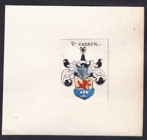V: Carben" - Karben Carben Wappen Adel coat of arms …“ – Buch ...