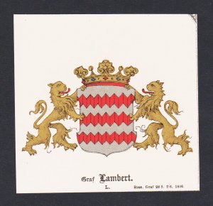 von Lambert Wappen Heraldik coat of arms heraldry …“ – Buch ...