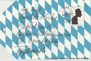 „Programmheft an das hochlöbliche Publikum der Luzerner ...