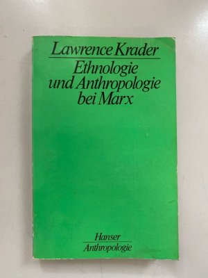 „Ethnologie und Anthropologie bei Marx.“ – Bücher gebraucht ...