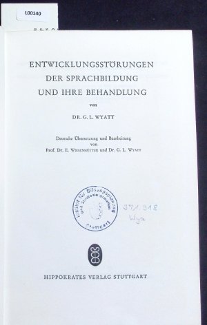 „Wyatt Gertrud L“ – Bücher gebraucht, antiquarisch & neu kaufen