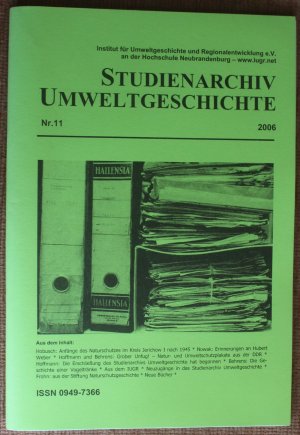 „Studienarchiv Umweltgeschichte Heft Nr.“ – Buch gebraucht kaufen – A02GNiXD01ZZ8
