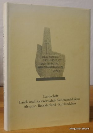 „Landschaft, Land- und Forstwirtschaft Sudetenschlesiens, …“ – Bücher ...