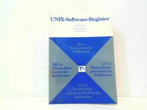 „UNIX-Software-Register.“ – Bücher gebraucht, antiquarisch & neu kaufen