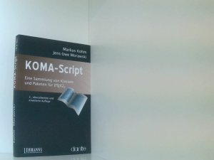 „KOMA-Script - Die Anleitung: Eine Sammlung von Klassen und …“ – Bücher gebraucht, antiquarisch ...