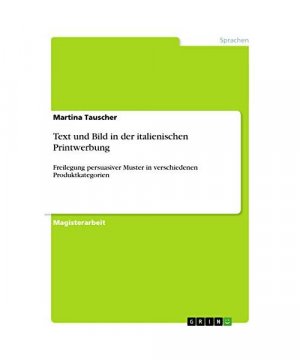 „Text und Bild in der italienischen Printwerbung“ – Bücher gebraucht ...