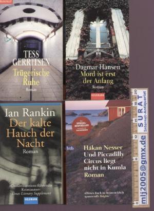 „Gerritsen Tess Trügerische Ruhe ; Hansen Dagmar Mord“ – Bücher ...