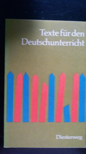 „Texte für den Deutschunterricht + Kommentar“ – Bücher gebraucht ...