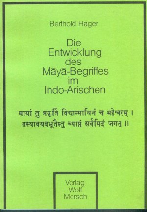 „Die Entwicklung des Māyā-Begriffes“ – Bücher gebraucht, antiquarisch ...