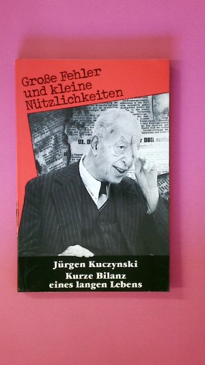 „Kurze Bilanz eines langen Lebens“ – Bücher gebraucht, antiquarisch ...