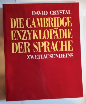 „David Crystal, DIE CAMBRIDGE ENZYKLOPÄDIE DER SPRACHE“ – Bücher ...