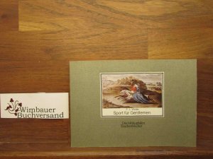 „Frederick L. Wilder, Sport für Gentlemen - alte Druckgraphik aus ...