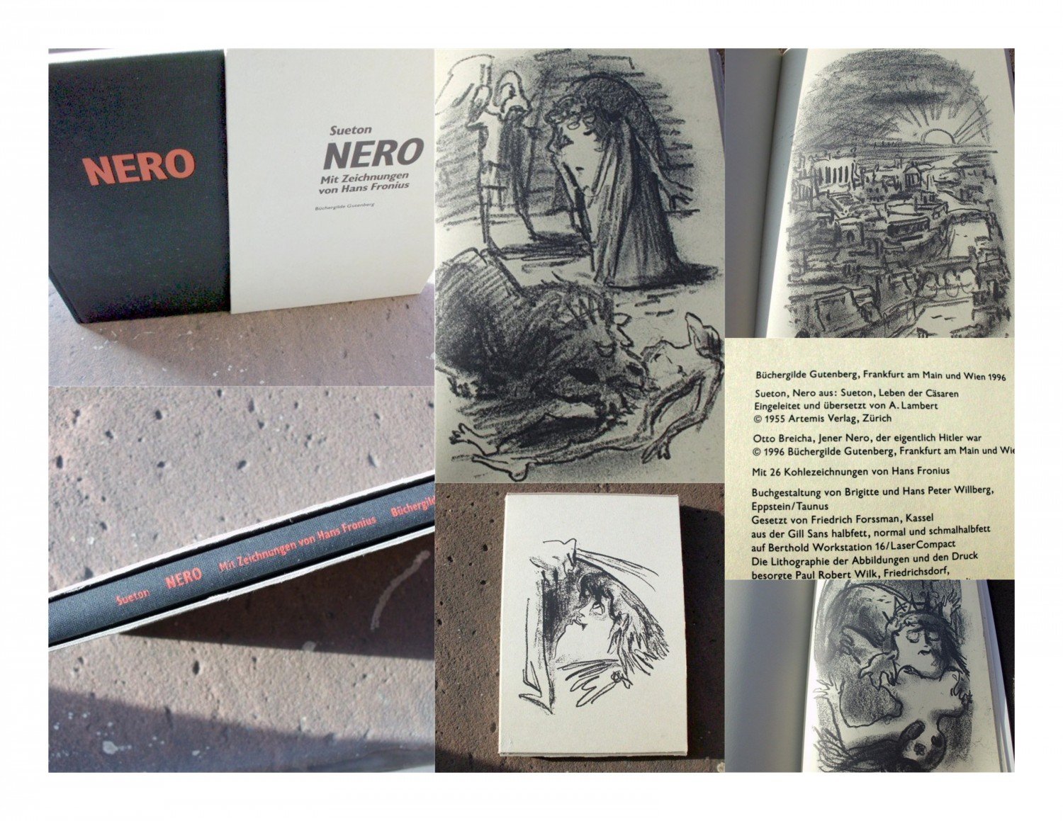 „Sueton, Nero Aus dem Lateinischen von Andre Lambert Mit 26 Kohle ...