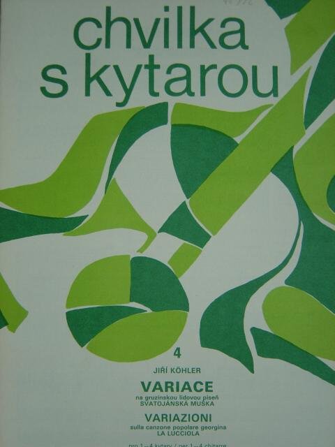 „Variace na gruzinskou lidovou pisen "Svatojanska Muska".“ (Jiri Köhler ...