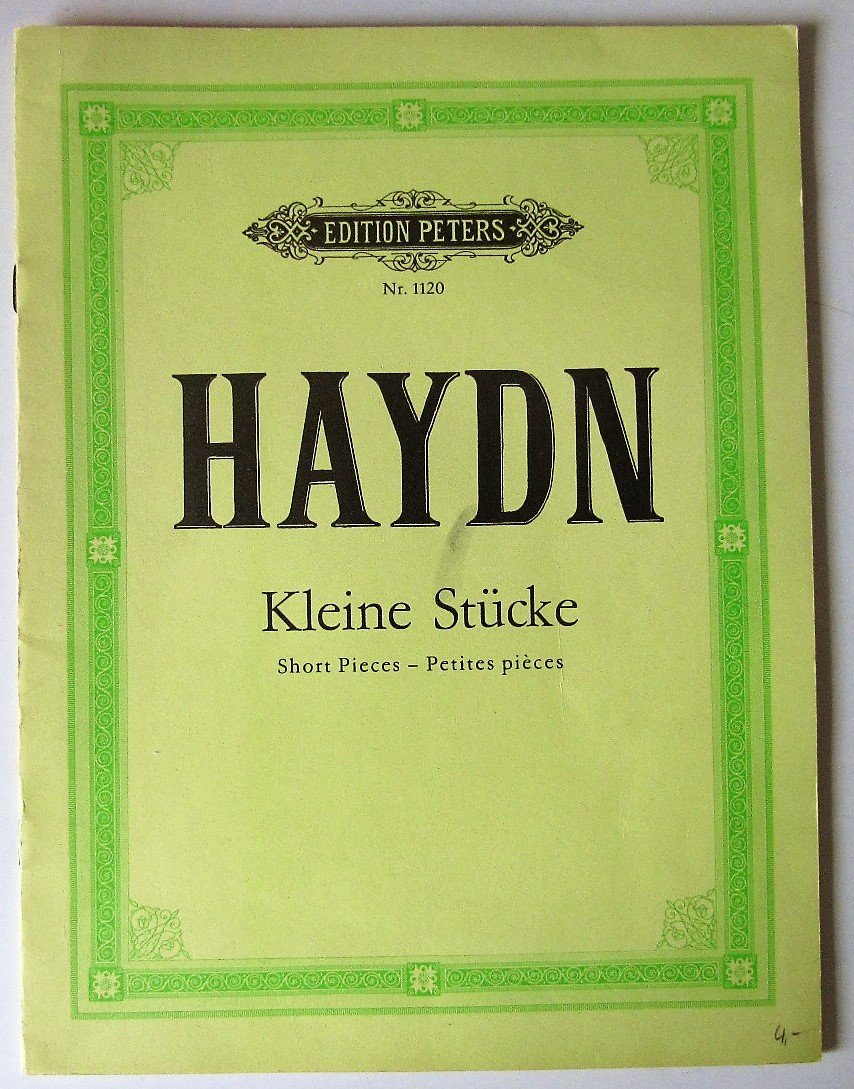 „Haydn, Zwölf kleine Stücke für Klavier zu zwei Händen Edition ...