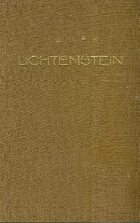 „Lichtenstein - Romantische Sage“ (Wilhelm Hauff) – Buch antiquarisch ...