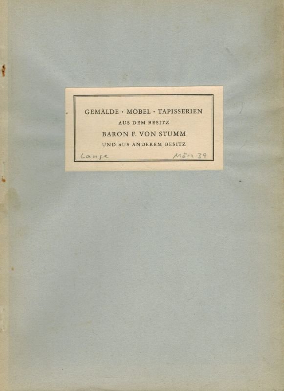 „Lange,Hans W. Auktionshaus“ – Bücher gebraucht, antiquarisch & neu kaufen