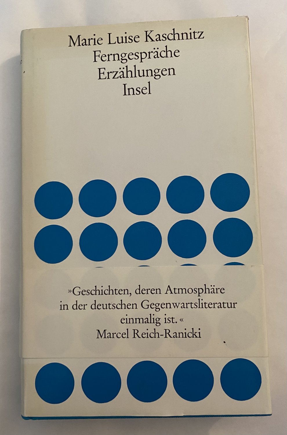 „Kaschnitz, Marie Luise, Ferngespräche --- Erzählungen“ – Bücher ...