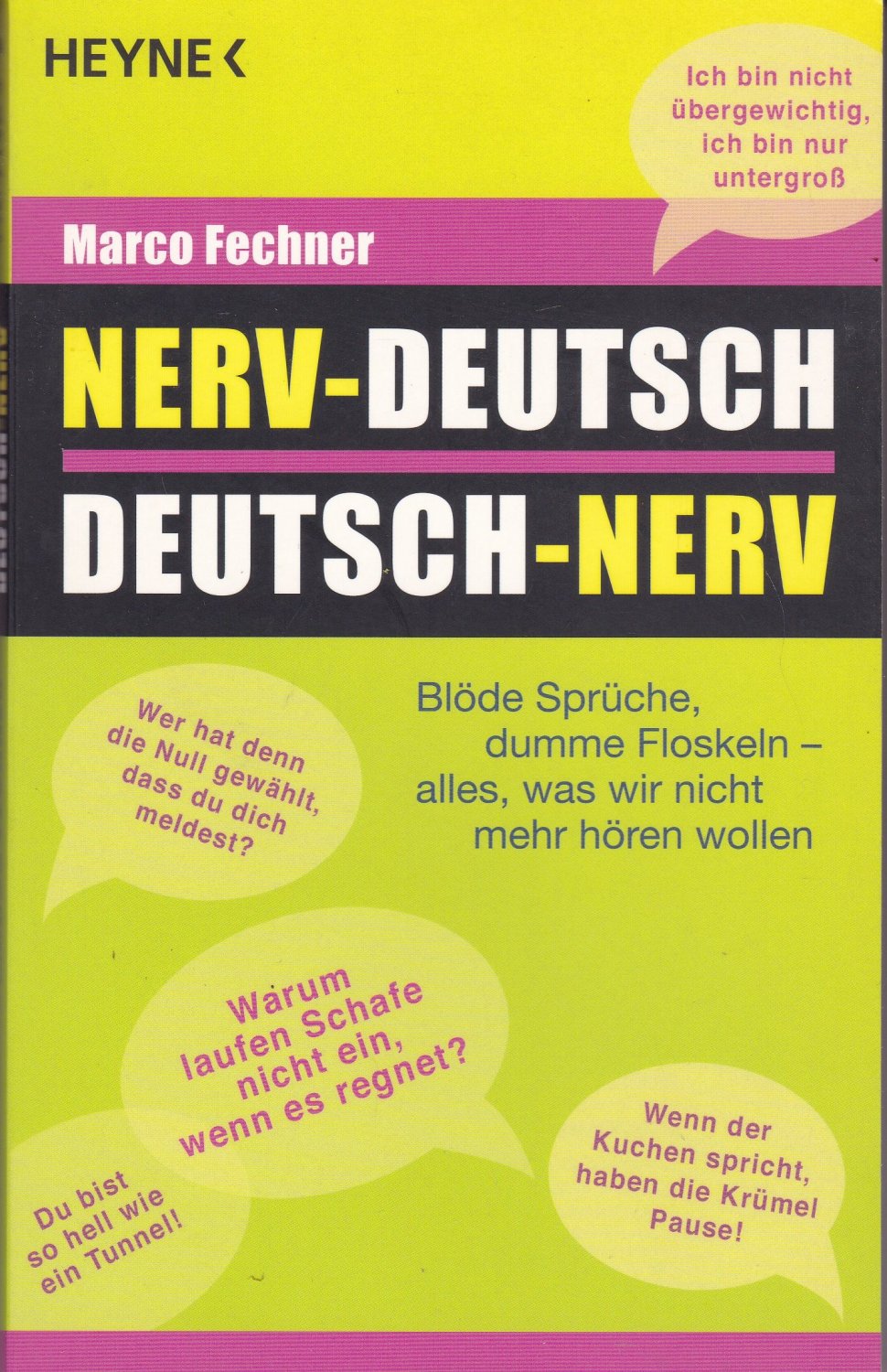 „Nerv-Deutsch /Deutsch-Nerv“ (Marco Fechner) – Buch gebraucht kaufen ...