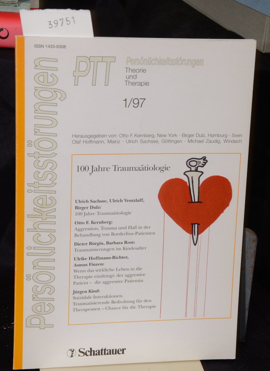„Persönlichkeitsstörungen Theorie und Praxis - PTT 1/97“ – Bücher ...