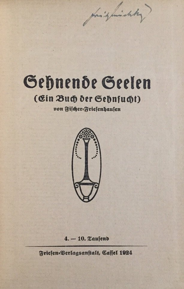 „Sehnende Seelen Ein Buch der Sehnsucht Der Friesenbücher Band ...