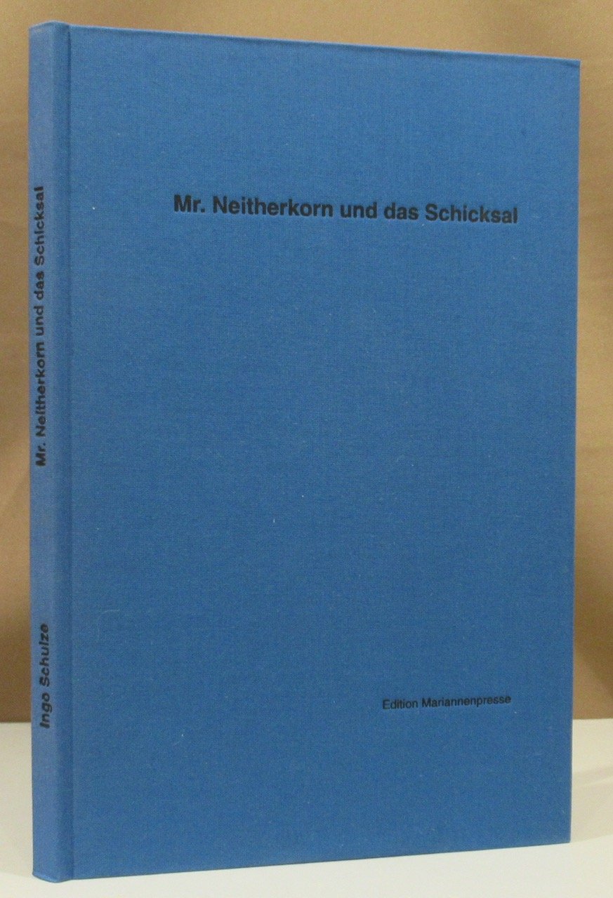 „Ingo Schulze, Neitherkorn und das Schicksal Mit Steindrucken von Erik ...