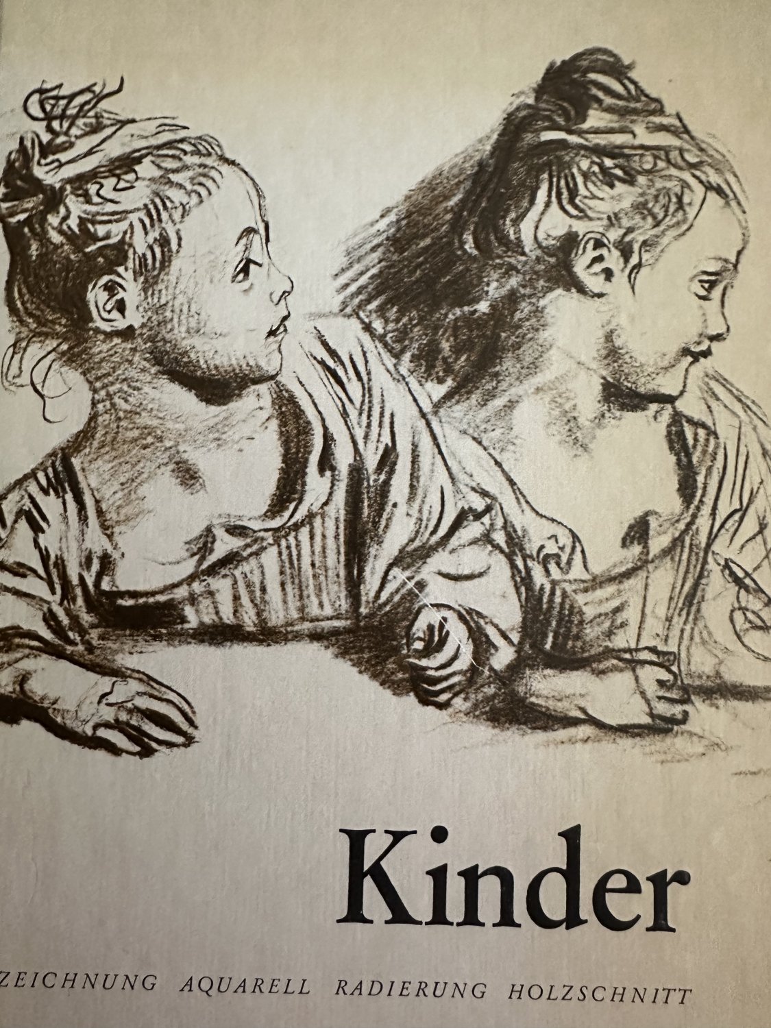 „Michael Neumann, Kinder Zeichnung Aquarell Radierung Holzschnitt ...