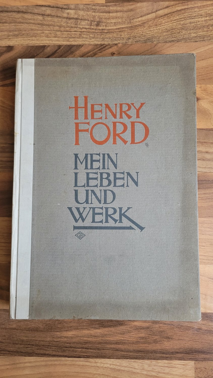 „Henry Ford. Mein Leben und Werk“ – Bücher gebraucht, antiquarisch ...