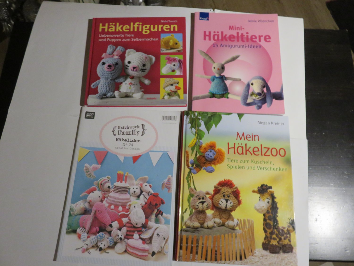 „Konvolut 4x Mein Häkelzoo Häkeltiere Amigurumi Häkelfiguren“ – Bücher ...