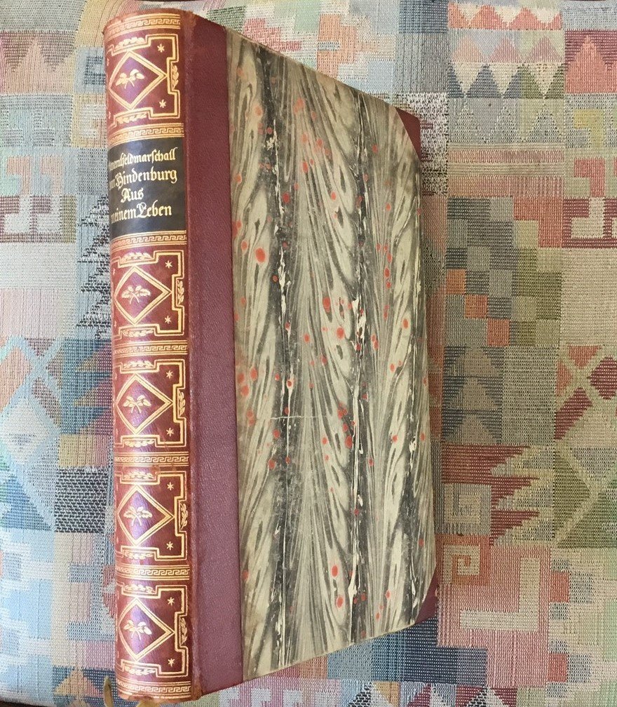 „Aus meinem Leben.“ (Hindenburg, Paul von) – Buch antiquarisch kaufen ...