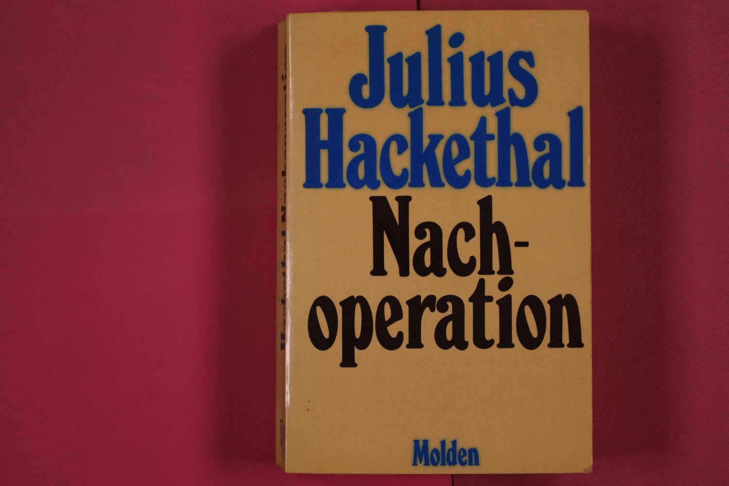 „Nachoperation Noteingriff zur Korrektur patientenfeindlichen ...