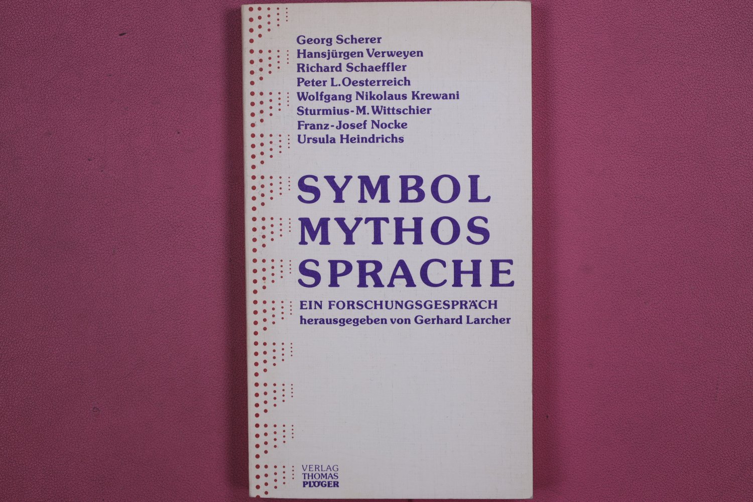 „Symbol, Mythos, Sprache : Ein Forschungsgespräch.“ – Bücher gebraucht ...